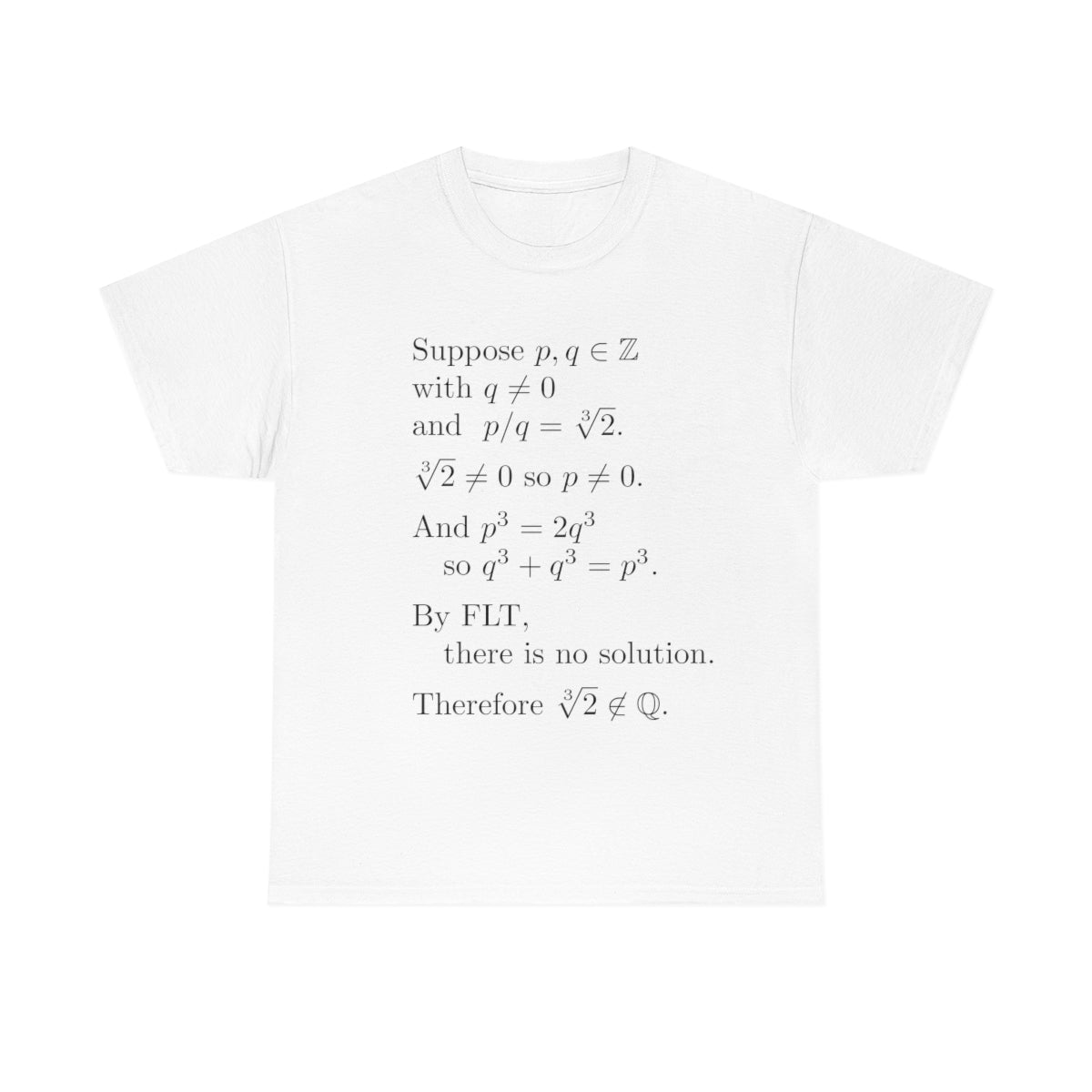 FLT ⇒ √2∉ℚ (unisex) – The Ross Math Program